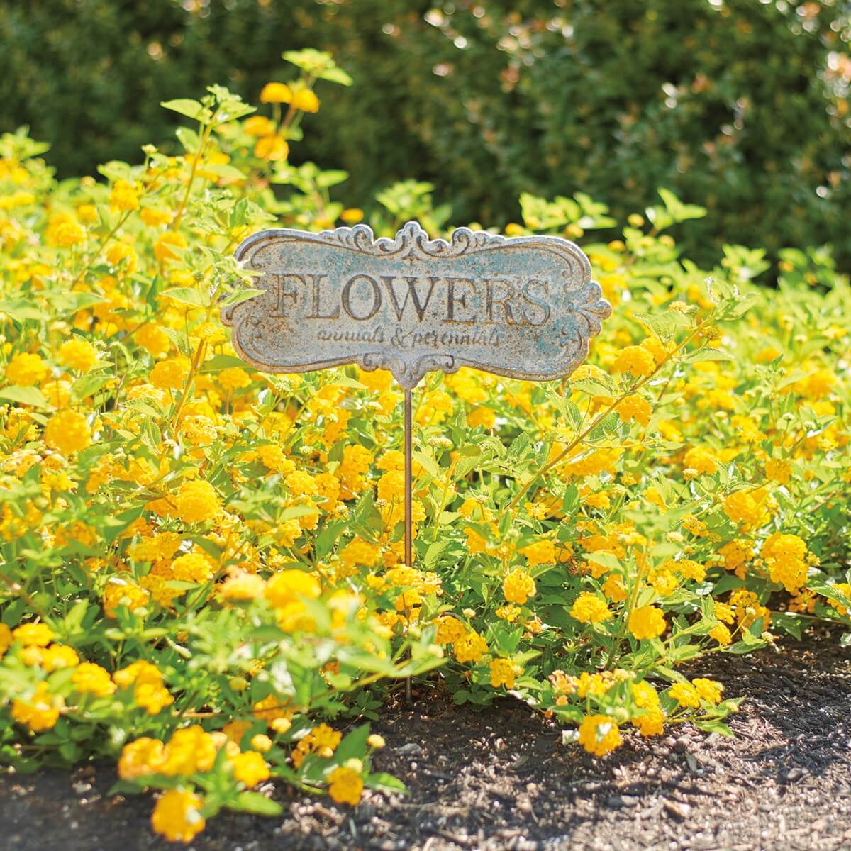 Flowers Annuals & Perennials Sign | Quality Garden Decor – Vintage ...