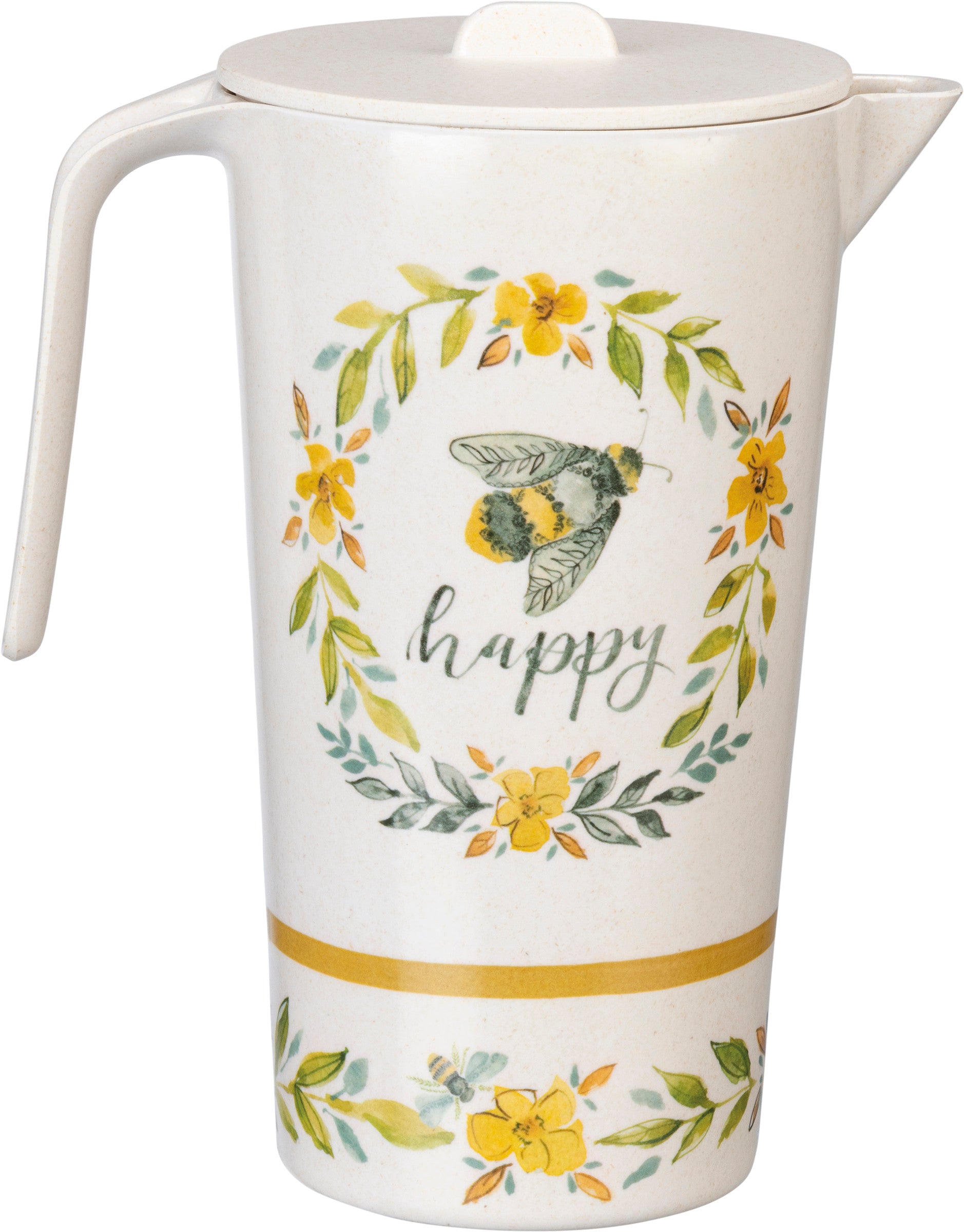 Bee Happy Pitcher | Vintage Crossroads