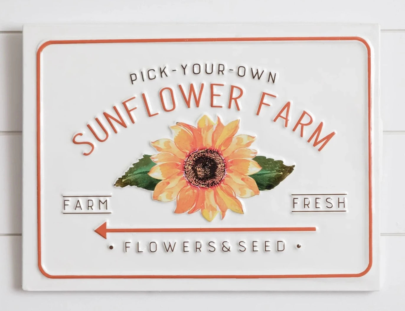Sunflower Farm Sign | Vintage Crossroads