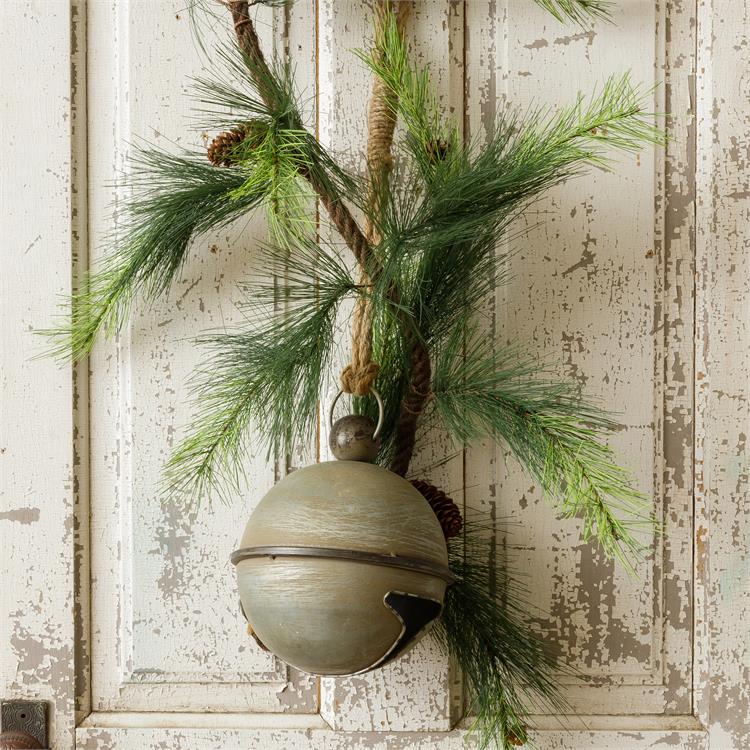 Weathered Tin Jingle Bell | Vintage Crossroads