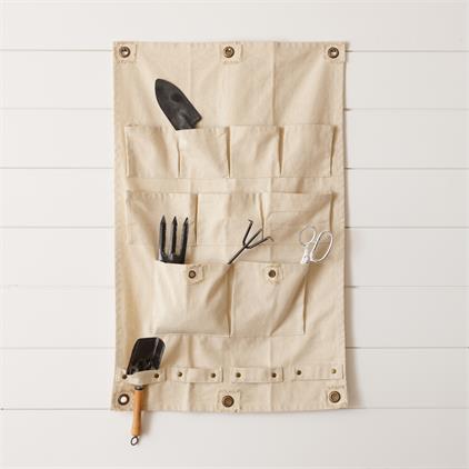Hanging Canvas Organizer | Vintage Crossroads
